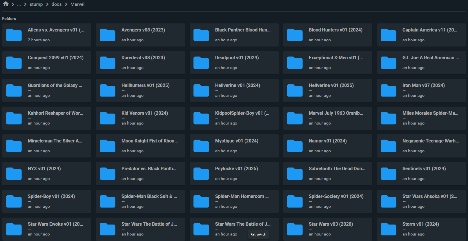 Stump: Self Hosted Comics, Manga and Digital Book Server with OPDS Support