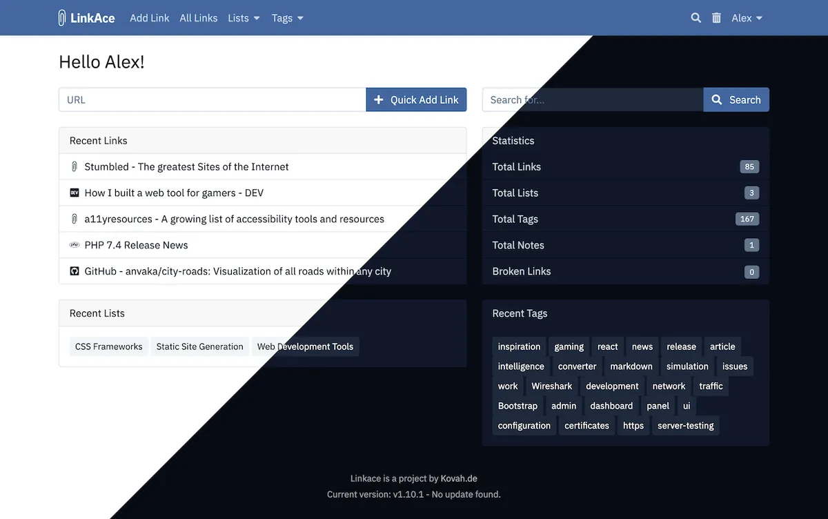 Self Hosted Bookmark and Link Saving apps - Noted