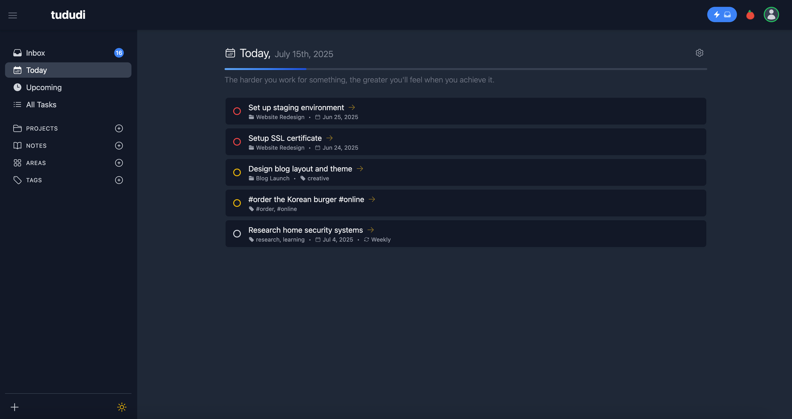 How to Self-Host Tududi for Smarter Project Management