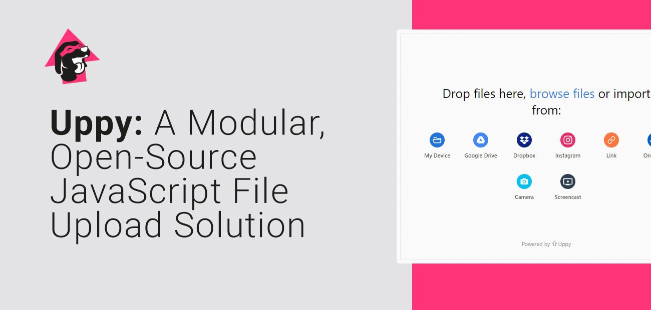 Uppy - A Self Hosted and Open Source File Uploader
