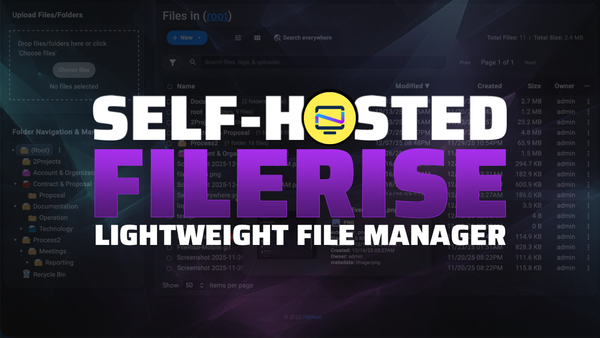 FileRise: a lightweight self-hosted file manager with WebDAV, ACLs, and ...